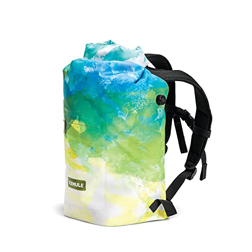 ICEMULE Jaunt Large Collapsible Backpack Cooler – Hands Free, 100% Waterproof, 24+ Hours Cooling, Soft Sided Cooler for Hiking, Camping, Fishing & Picnics, 15 Liter, Fits 15 Cans + Ice, Devoe