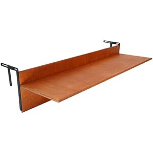 genesis woodesign balcony bar table for railing, folding outdoor deck rail table for patio, balcony hanging desk for many railings compatible, wooden bar serving table for porch