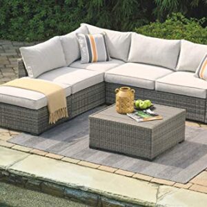 Signature Design by Ashley P301-070 Cherry Point Seating Set of 4 Conversational Set, Gray