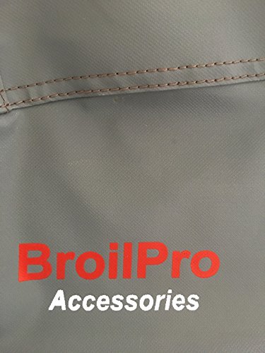 BroilPro Accessories Gas Grill Cover, Barbeque Grill Covers Weber, Holland, Jenn Air, Brinkman, Char Broil, Medium 58 x 23x 46 inches