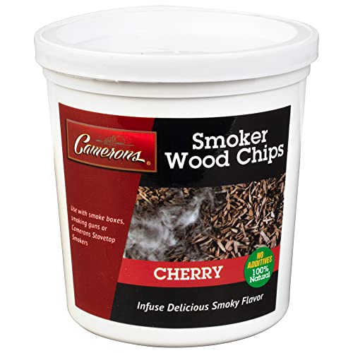 Smoking Chips- Kiln Dried, 3 Pints - 100 Percent Natural Extra Fine Wood Smoker Sawdust Shavings (Cherry, 3 Pack) (0.473176 L)