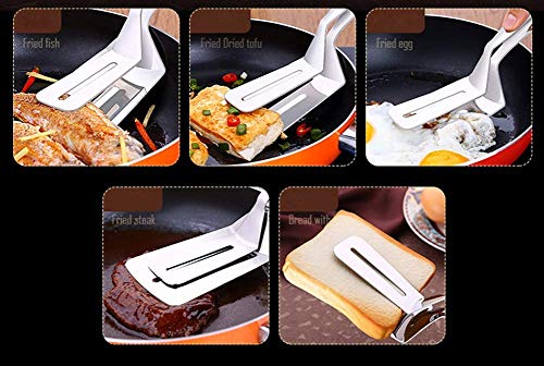 Service Tongs Kitchen Tongs Stainless Steel Bread Tongs/Steak Clamps/Fried Steak Clamp/Barbecue Tongs Joyden 10 Inch Premium Steak Clip(1 PCS)