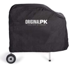 pk grills pkoa-csx-bs-x pk original lightweight canvas grill and smoker cover, fits all pk original models, black