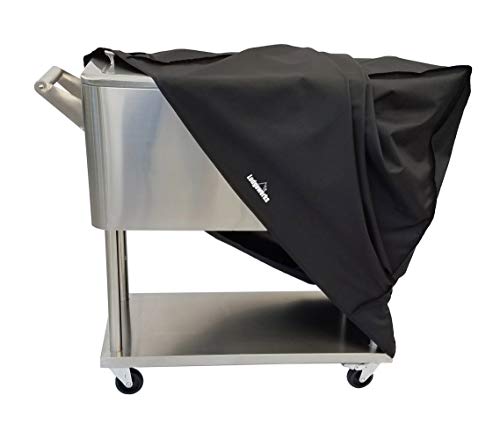 Cooler Cart Cover - Universal Fit For Most 80 QT Rolling Cooler (Patio Cooler On Wheels, Beverage Cart, Rolling Ice Chest, Party Cooler) Protective Cover, Water Proof