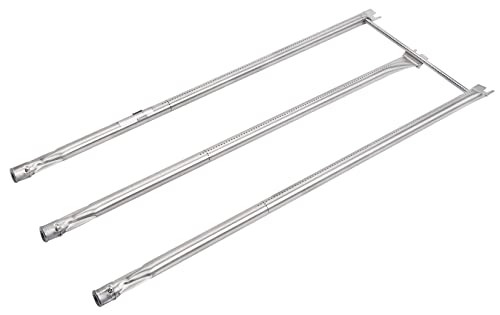 Gassaf Burner Tube Set Replacement for Weber 67820 67722, Genesis 300 Series E310 E320 EP310 EP320 S310 S320 (2007-2010)with Side Control Knobs, 34-1/4 inch 304 Stainless Steel durable Burner