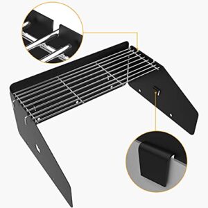 AJinTeby Wind Screen Blackstone Wind Guards Compatible with Blackstone 17" Griddle and Stainless Steel Grill Warming Rack, Grill Parts Accessories for Blackstone Griddle