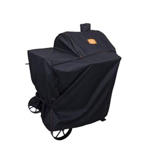 oklahoma joe’s 6837566w04 rider 600 pellet grill cover, black