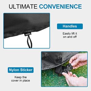 Griddle Cover 28 Inch for Blackstone Grill Cooking Station 2 Burner, 600D Heavy Duty Full-Waterproof Outdoor for Flat Top Gas Grill Station Adventure Ready 1517 1555 1605 1815 1819 1856 1853