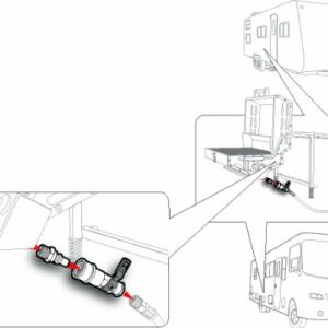 Camco Propane Quick Connect Kit - Valve & Full Flow Plug, Additional Safety Shut- Off- For Use with Low-Pressure Propane Systems, Easy Install (59853)