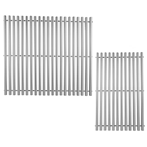 GLOWYE Stainless Steel Grill Grates Replacement for Traeger Pro Series 34 Century 34 Texas Elite 34 Texas Elite 34, Pit Boss 1000XL 1100PRO Series Pellet Grills, Weber Genesis II 400 Series Grills