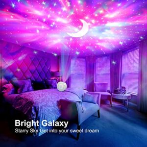 Star Projector - YOTUTUN LED Galaxy Night Light Projector, Nebula Lamp with Remote Control and Timer Design Galaxy Projector for Kids Room Decor/Bedroom Decor/Party/Home Theater