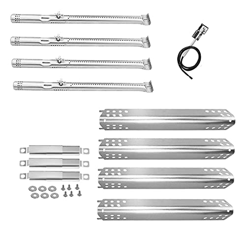 Grill Parts Kit 304 Stainless Steel Replacement Part for Charbroil 4 Burner 463240015, 463240115, 463343015, 463344015, 463370015, 463433016 463642116, 466343015, 466433016, 469432215 Gas Grills