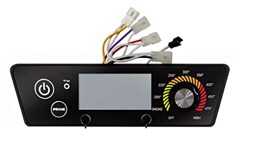 Bbqzone Digital Thermostat Control Board Replacement Part for Pit Boss Wood Pellet Grill Tailgater P7-340/ Lexington P7-540/ Classic P7-700/ Austin XL P7-100/ 440FB1 Matte Black