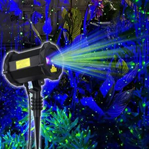 dalanpa firefly garden lights star projector with blue nebula outdoor decoratice lighting