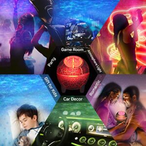 Dr. Prepare Dinosaur Egg Star Projector Galaxy Night Light, Starry Light with Bluetooth Speaker Timer Voice/Remote Control, Ocean Wave Projector Night Light for Kids Adults Party Ceiling Room Decor