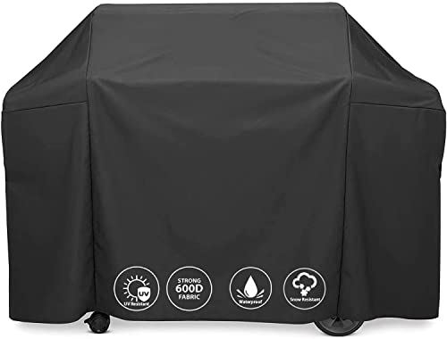 Grill Cover 600D Barbecue Cover 67 Inch Waterproof BBQ Grill Cover,Outdoor Heavy Duty Weather,UV and Fade Resistant Grill Covers for 50 55 58 60 65 Inch Charbroil and Gas Grill (67" Lx24 Wx46 H)