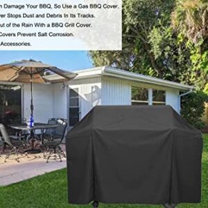 Grill Cover 600D Barbecue Cover 67 Inch Waterproof BBQ Grill Cover,Outdoor Heavy Duty Weather,UV and Fade Resistant Grill Covers for 50 55 58 60 65 Inch Charbroil and Gas Grill (67" Lx24 Wx46 H)