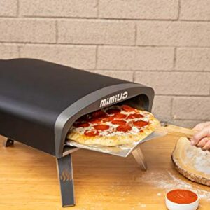 Mimiuo Outdoor Gas Pizza Oven - Portable Propane Pizza Ovens for Outside - Professional Pizza Stove with Oven Cover, Pizza Stone and Pizza Peel - (Classic G-Oven Series)