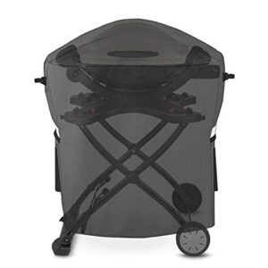 Uniflasy 7113 Grill Cover for Weber Q100 Q1000 Q1200 Q200 Q2000 Q2200 Series, Fit Weber 50060001 51060001 54060001 Liquid Propane Grill, Compatiable with Weber 7113, Waterproof, Fade Resistant