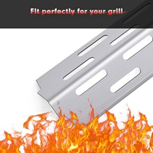 Cozilar Gas Grill Replacement Parts Grill Heat Deflectors Flavorizer Bars Heat Shield for Weber 66041, Weber Genesis II/LX 400 Series, II E-410, II S-410, II E-435, II S-435, II LX E-440, II LX S-440