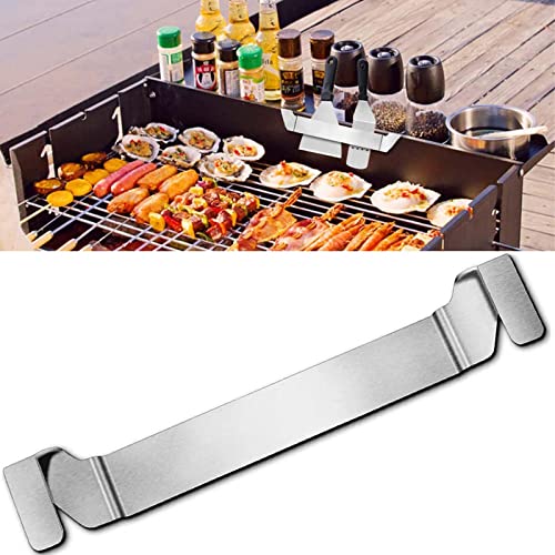 Stainless Steel Griddle Spatula Holder，Grill Barbecue Tool Rack，BBQ Spatula Rack for Blackstone Camp Chef Flat Top Griddle and Other Grill Griddles(1 Pack)