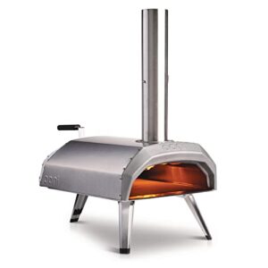 Ooni Karu 12 Multi-Fuel Outdoor Pizza Oven + Ooni 12" Perforated Pizza Peel + Ooni Karu 12 Carry Cover + Propane Gas Burner Bundle - Ideal for Any Outdoor Kitchen