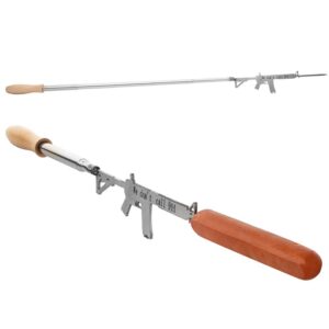 AR15 Gun Marshmallow & Hotdog Roaster Extendable 30 Inch Fire, BBQ Skewers Set for Marshmallows, Sausage Meat Grill Funny - Barbeque Gifts, Grilling, Novelty Gift - Great for Parties, Rifle Hotdogs