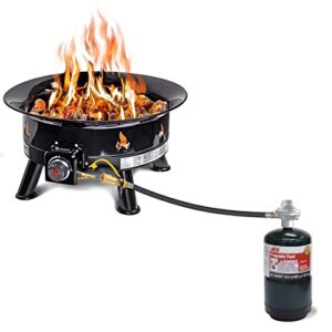 MCAMPAS Low Pressure 1LB Propane Tank Gas Regulator Valve with 1/4 Quick Connect Shut Off Valve for Outdoor Camper Grill Stove, Heater, Fireplace, Fire Pit