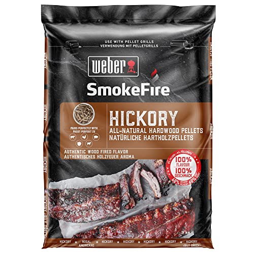 Weber SmokeFire Hickory Hardwood Pellets 20 lb. - Case of: 1;