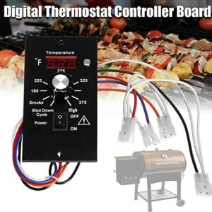 S28esong Digital Thermostat Controller Board,Kitchen Digital Thermostat Pellet Grill Control Board for All Traeger