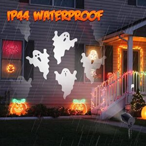 PEIDUO Halloween LED Projector Ghost Rotating Projectors Lights Waterproof Outdoor Landscape Decorative Lighting for Patio, Garden, Halloween, Wedding, Party