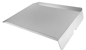 wondjiont steel drip pan heat baffle, replacement for traeger pellet smoker grill, newer lil’ tex, lil’ tex elite, lil’ tex pro, & pro series 22 bac-012