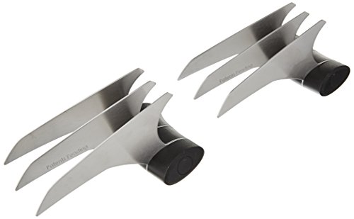 Charcoal Companion CC1132 Slash & Serve BBQ Meat Pulled Pork Shredder Claws / Set of Two Barbecue Tools