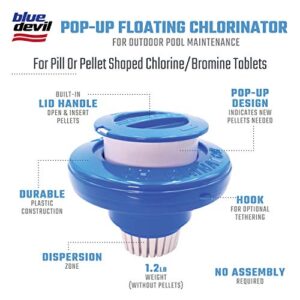 Blue Devil B8060 Pop-Up Floating Pool Chlorinator