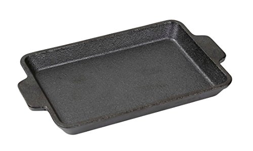 Captain Stag UG-1554 Iron Plate, Casting, Grill Plate, B6 Size, Compatible with UG-34/43/44 Kamado Smart Grill B6, UG-42 Kamado Smart Grill B5 Half Size