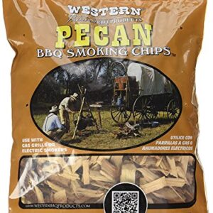 Western BBQ Premium‎ Wood Smoking Chips Variety (Pack of 4) Cherry, Hickory, Mesquite, Pecan