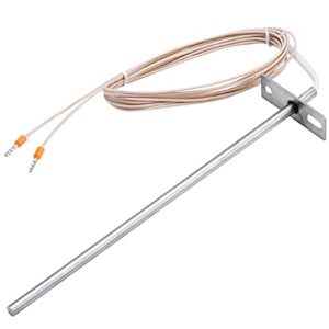 foedo 7 inches rtd temperature probe sensor for traeger wood pellet grills thermostat