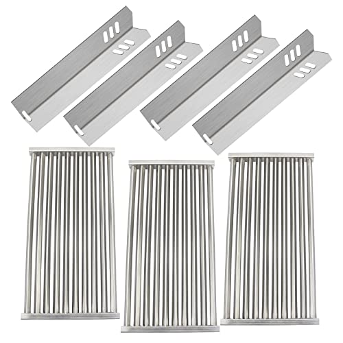 Kalomo 16”Grill Grate Replacement Heat Plates Shield BBQ Gas Grill Parts for 4 Burner Dyna-Glo DGF493BNP DGF493PNP DGB494SPB, Kenmore 146.23678310 146.23681310 146.23679310, Backyard BY13-101-001-12