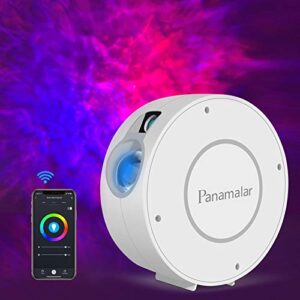 panamalar smart star projector, wifi galaxy light projector nebula cloud projector with app control,timer,alexa google home voice control, starry sky projector night light for bedroom kids party gift