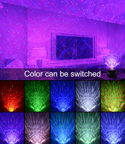 Galaxy Projector Star Projector, Water Wave and Star Effects, APP Control, Speaker, Remote Control, Party、Room Decoration Lights for Kids and Adults