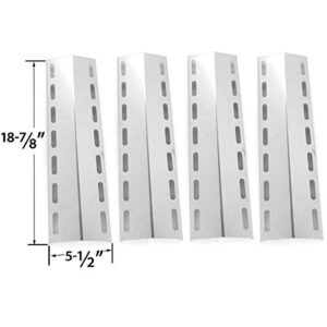 Nexgrill 720-0133 Replacement Grill Kit - Stainless Steel 4 Burners & 4 Stainless Steel Heat Plates