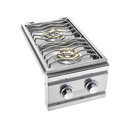 Summerset Trl Built-in Natural Gas Double Side Burner - Trlsb-2-ng