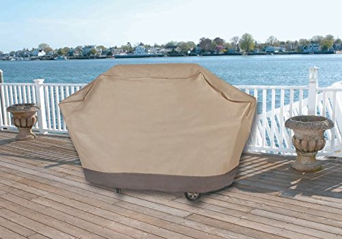 Dobar Heavy Duty Waterproof Vinyl Grill Cover - 59 Inch Medium