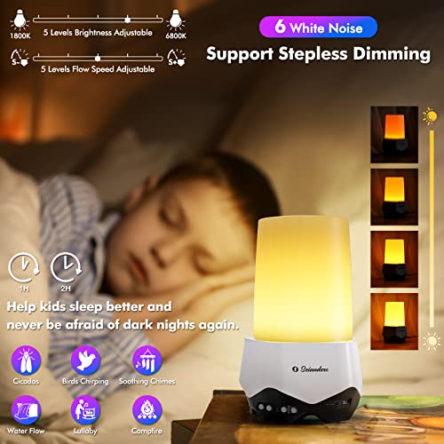 Seianders Star Projector Night Light, 4 in 1 Galaxy Projector for Bedroom, Northern Lights Aurora Projector Bluetooth Speaker & White Noise, Night Light Projector for Kids, Adults, Party, Room Decor