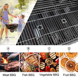 Grill Parts for DynaGlo DGF510SBP, DGF510SSP, DGF510SSP-D, Grill Heat Plate Tent & Cooking Grid for Backyard BY13-101-001-13, GBC1460W, GBC1461W, GBC1462W, GBC1059WB, BH13-101-099-01, BH14-101-099-01