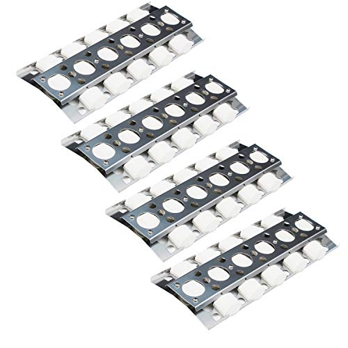 Direct Store Parts DP112 (4-pack) Stainless Steel Heat Plate, Heat Shield, Heat Tent, Burner Cover, Vaporizor Bar, and Flavorizer Bar Replacement for Select Turbo Gas Grill (4)