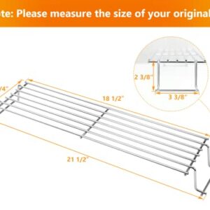 Hisencn 69866 Grill Warming Rack, 7637 Grill Cooking Grate Griddle Replacement Part Weber Spirit I & II 200 Series, Spirit E210, Spirit S210, Spirit E220, Spirit S220 with Front Control