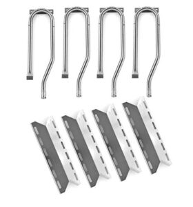 grill parts gallery replacement kit for jenn-air 740-0141, jenn-air 750-0141, jenn-air 750-0142 gas models includes four burners & four heat shields