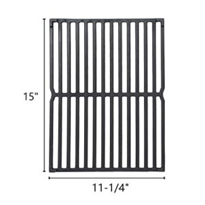 GasSaf Parts Kit Replacement for Weber 7534 7522, Spirit 500, Genesis Silver A, Spirit 200 Series E200, E210, S200, S210 with Side Control Knob, 21.5 inch Flavorizer Bars and 15 inch Grill Grates