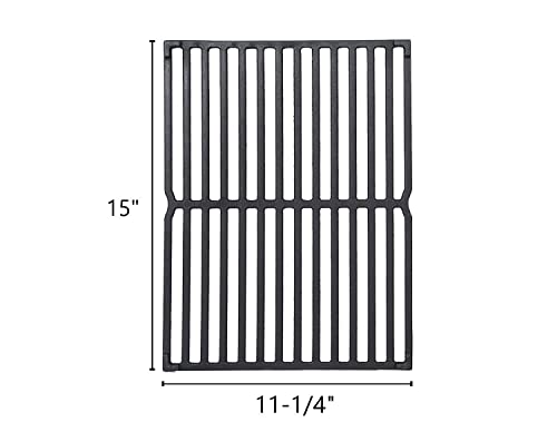 GasSaf Parts Kit Replacement for Weber 7534 7522, Spirit 500, Genesis Silver A, Spirit 200 Series E200, E210, S200, S210 with Side Control Knob, 21.5 inch Flavorizer Bars and 15 inch Grill Grates